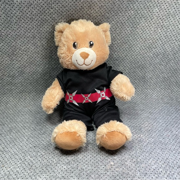 Toys | Build A Bear Plush Ninja Stuffed Animal With Ninja Outfit Plush ...